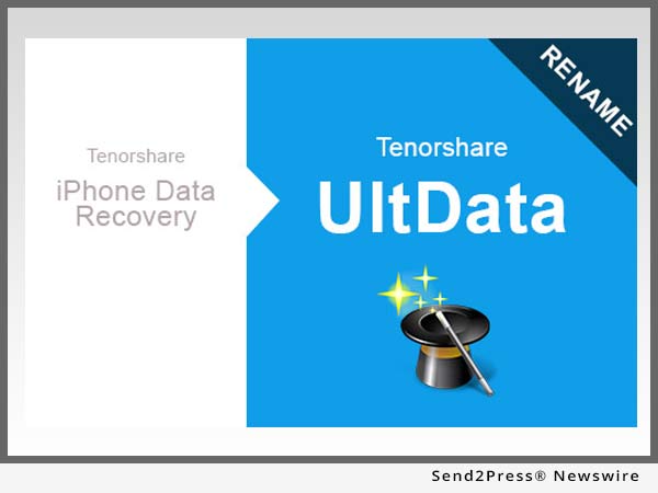 Tenorshare Co Ltd Rebrands its iPhone Data Recovery Solution to UltData ...